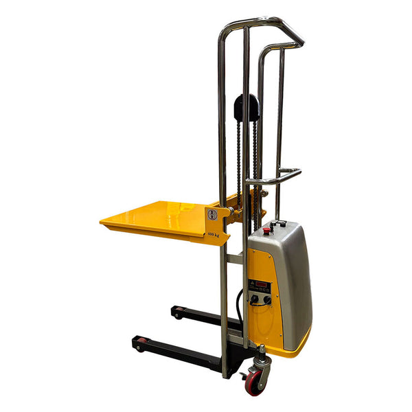Semi Electric Platform & Fork Stacker Lifter Capacity 400Kg