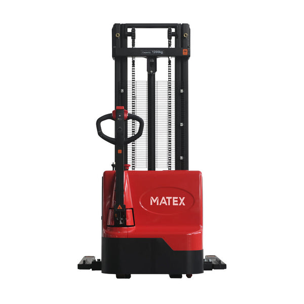 3.2m Lift Height Full Electric Stacker Lithium Power 1200kg