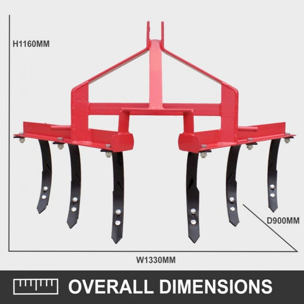 C Tine Single Row Cultivator Scarifier 3PL for Tractor | QualityJack