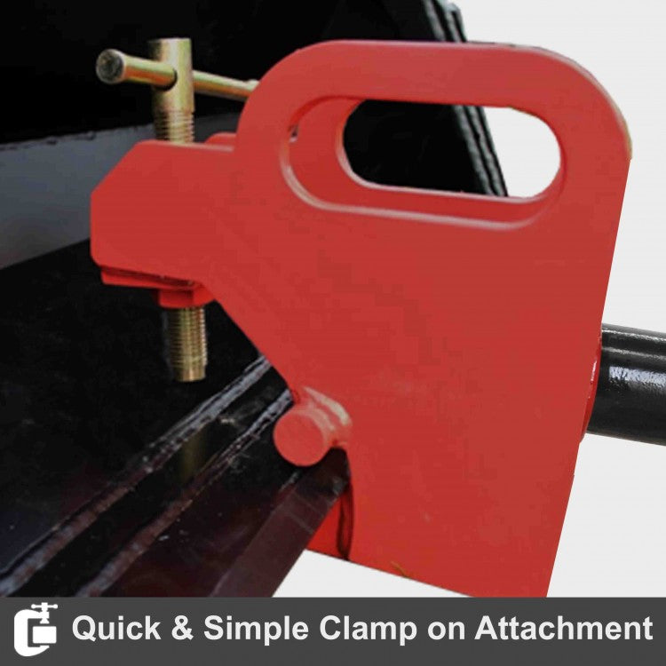 900kg Universal Bale Spear Hay Spike Clamp on Bucket | QualityJack