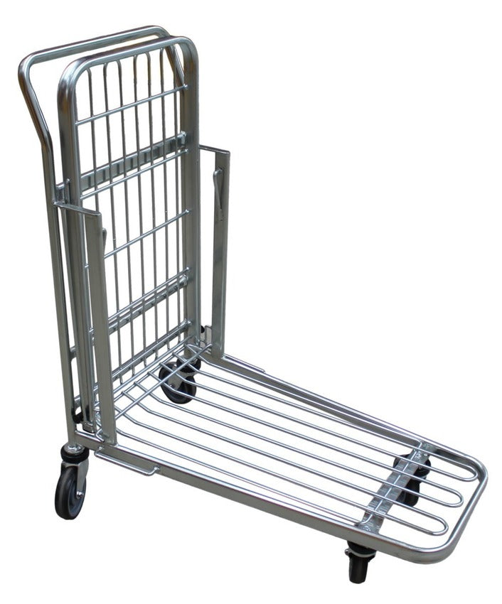 200kg Rated 2 Tier Basket Nesting Platform Trolley