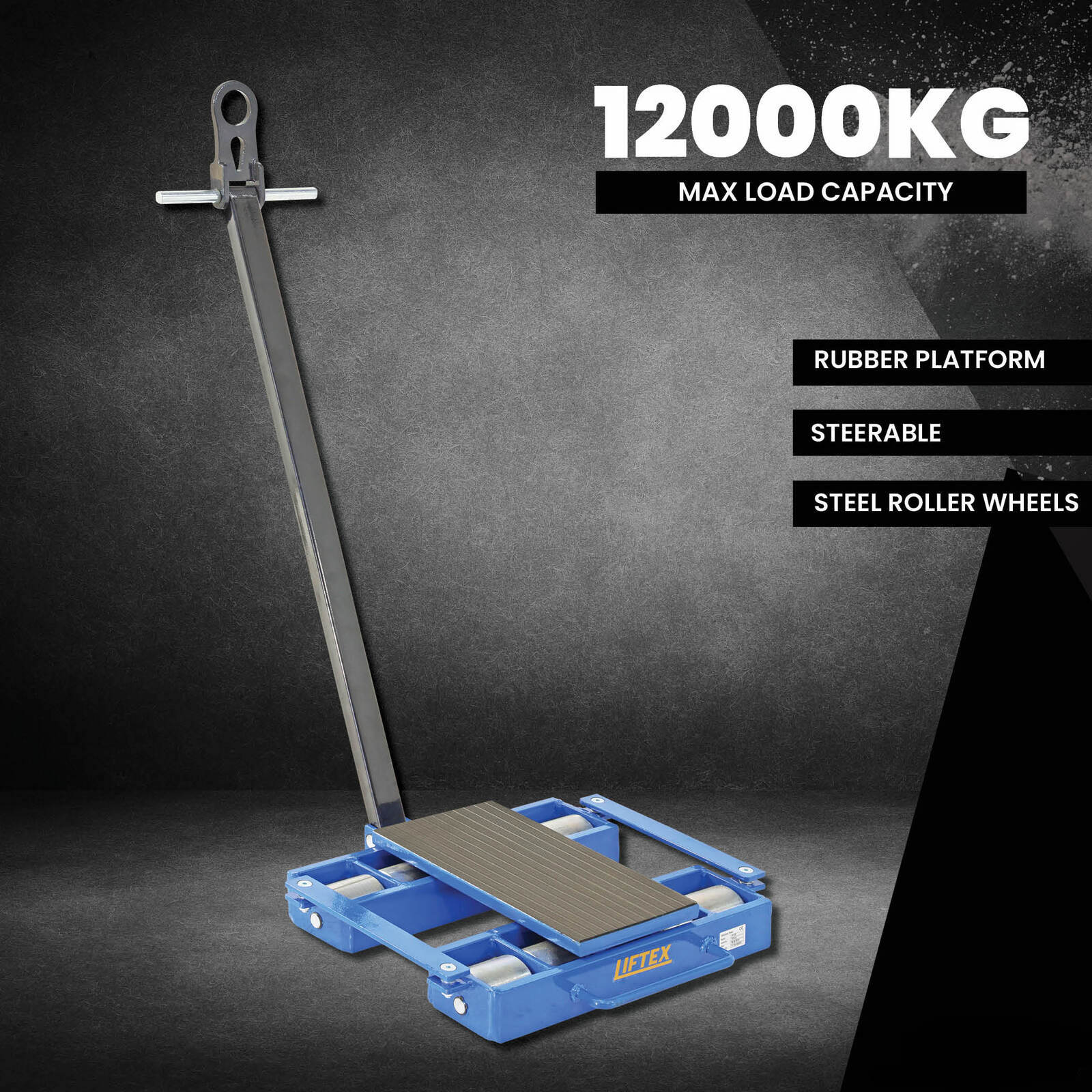 3T to 12T Swivels Steerable Load Skates | QualityJack