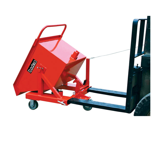 Light Weight Forklift Waste Tipping Bin Capacity 150L