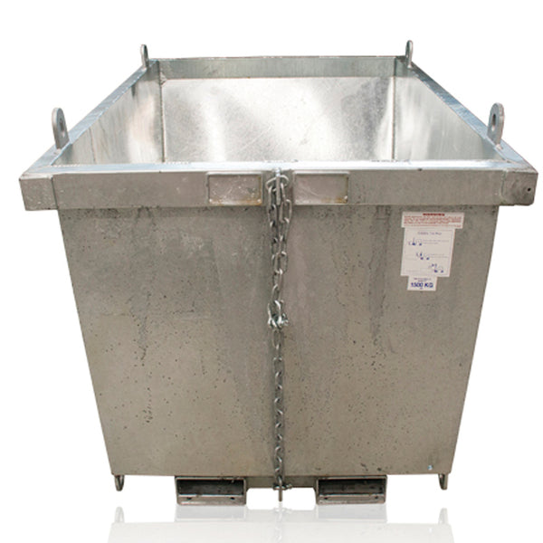 Self Dumping 1500kg Capacity Waste Bins